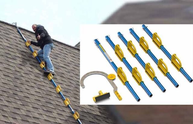 How to put a Ladder on a Sloped Roof | RoofScour