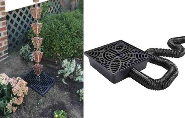 Rain Chain Drainage Ideas: Basins, Barrels, French Drains & More ...